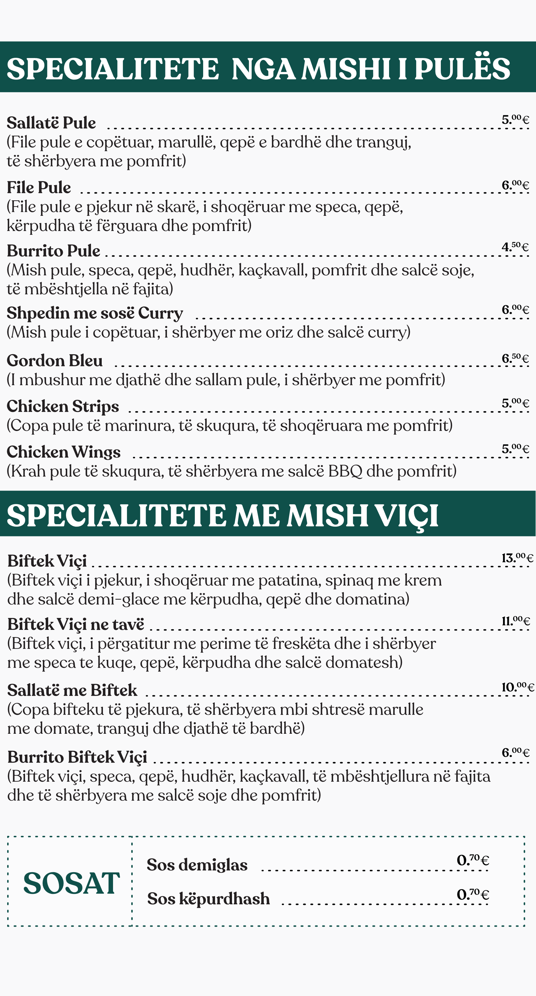 HIB Menu – HIB Petrol